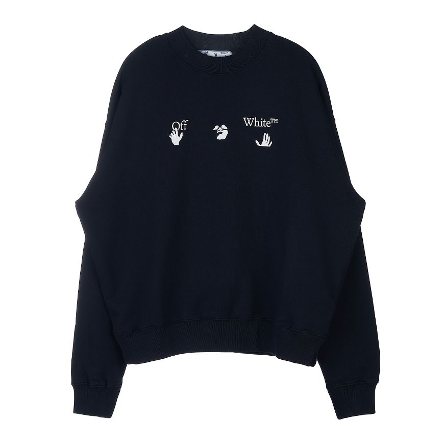 Off White Hands Off Logo Print Sweatshirt 37057045 – trenbe