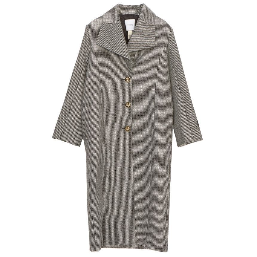 PATOU Wool Long Coat 963A 96307411 – trenbe