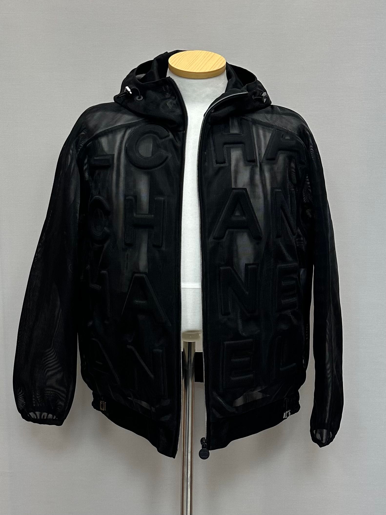 CHANEL Mesh Logo Bomber Jacket (Oversized) 36 123089497 – trenbe
