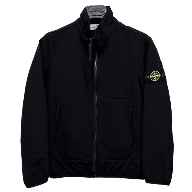 Stone Island Kids Wappen Patch Zip-Up Jacket 123464466 – trenbe