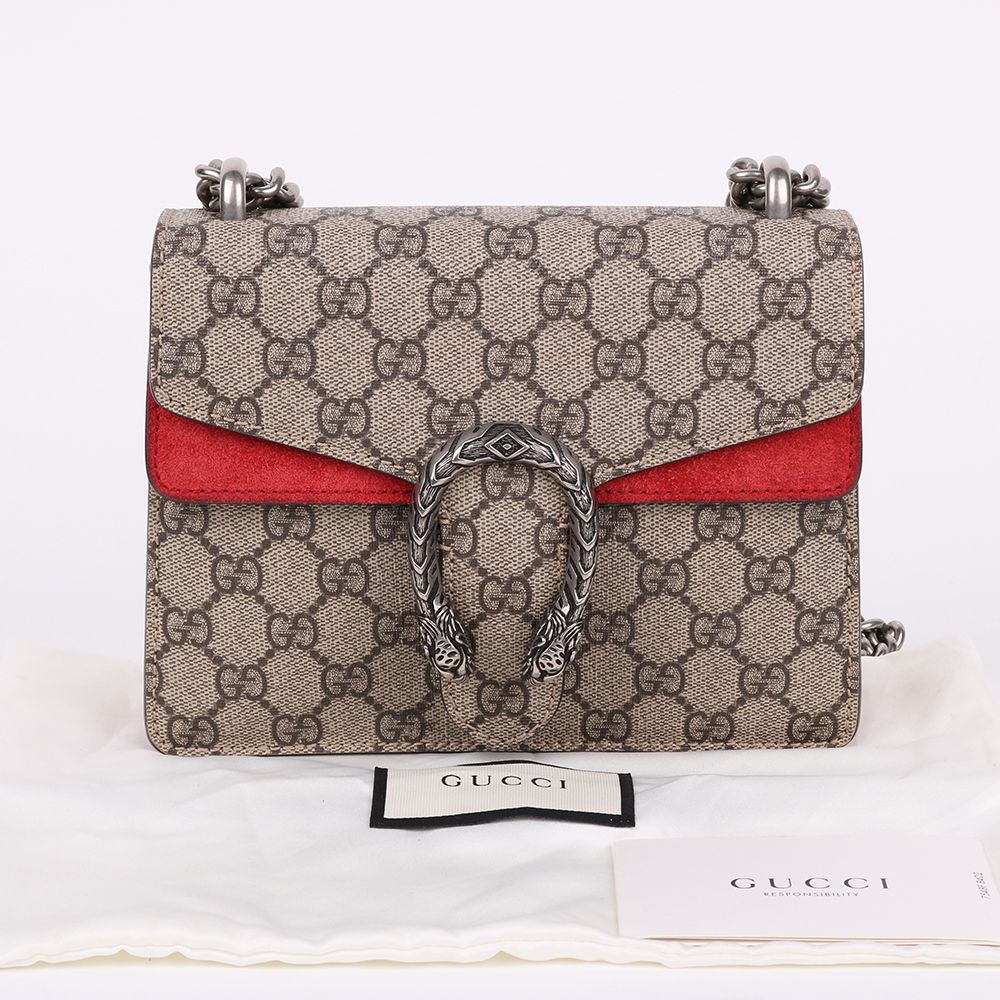 Gucci Dionysus Small Red Chain Crossbody Bag 139383145 – trenbe