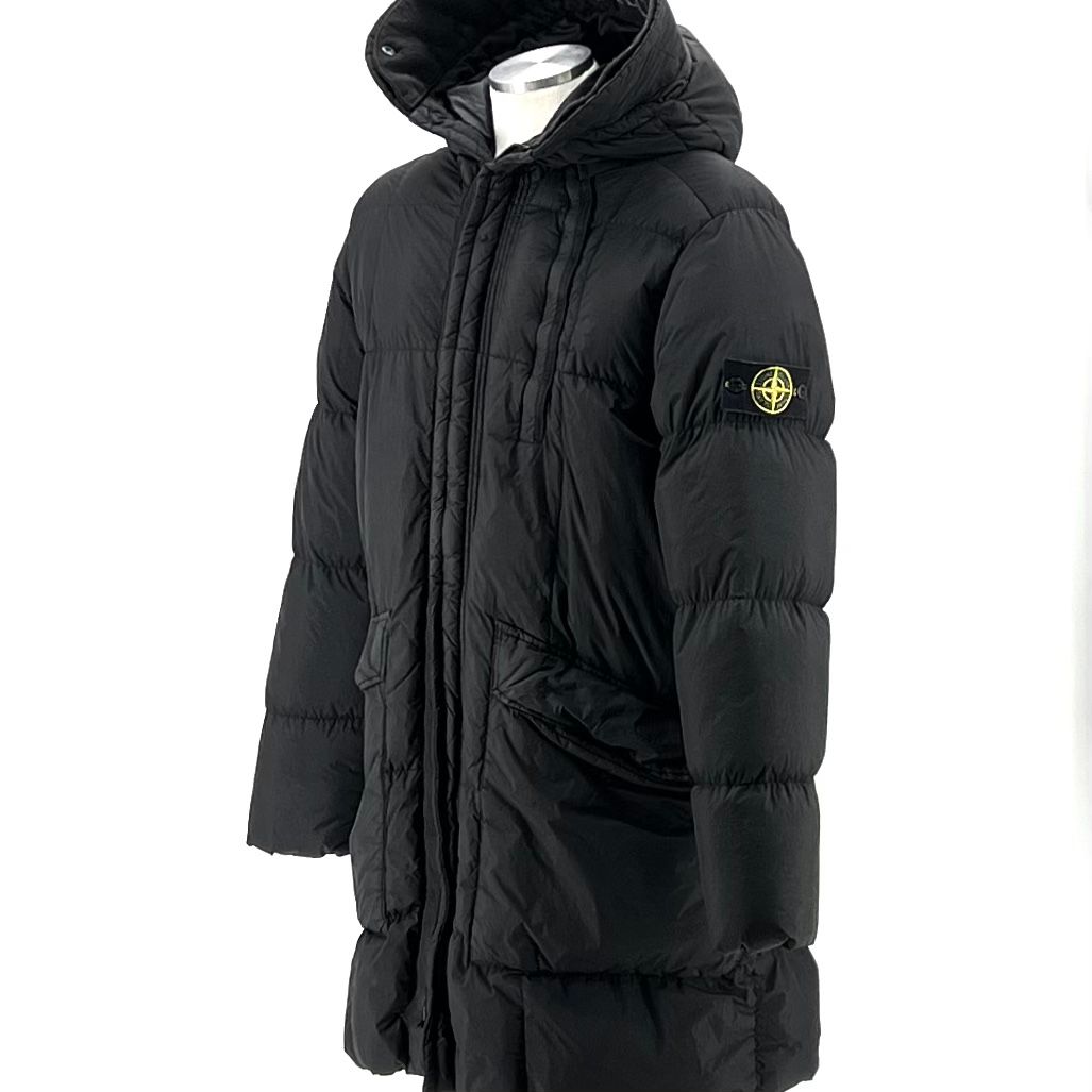 Stone Island Crinkle Long Puffer Jacket 110318-20 140020534 – trenbe