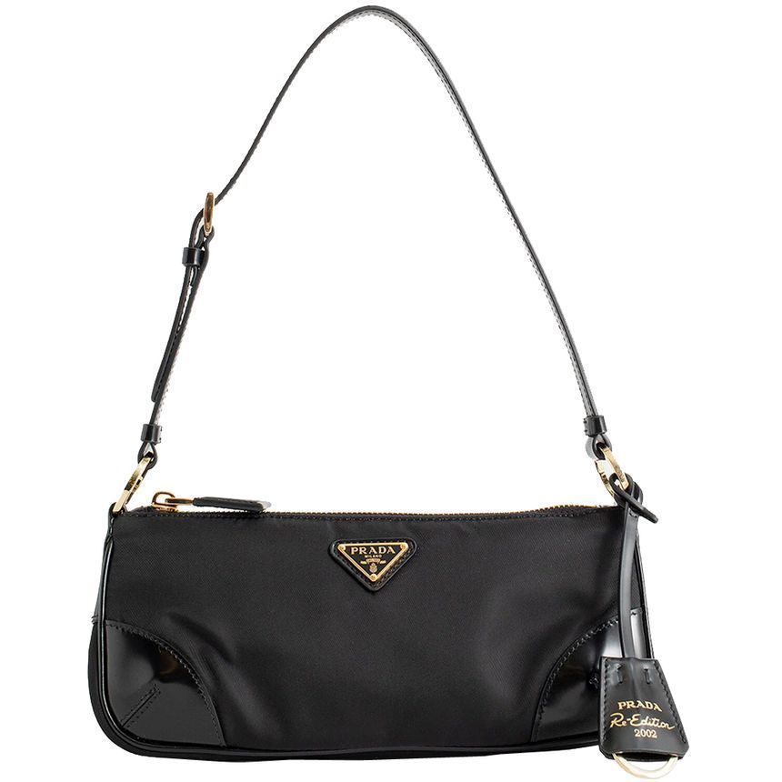 Prada SACCA Logo Re-Edition 2002 Shoulder Bag 1BC201 R789 F0002 ...