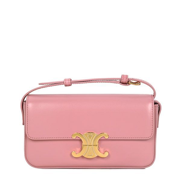 Celine Rose Claude Triope Shiny Shoulder Bag 194143BF4 24OS 120062238 ...