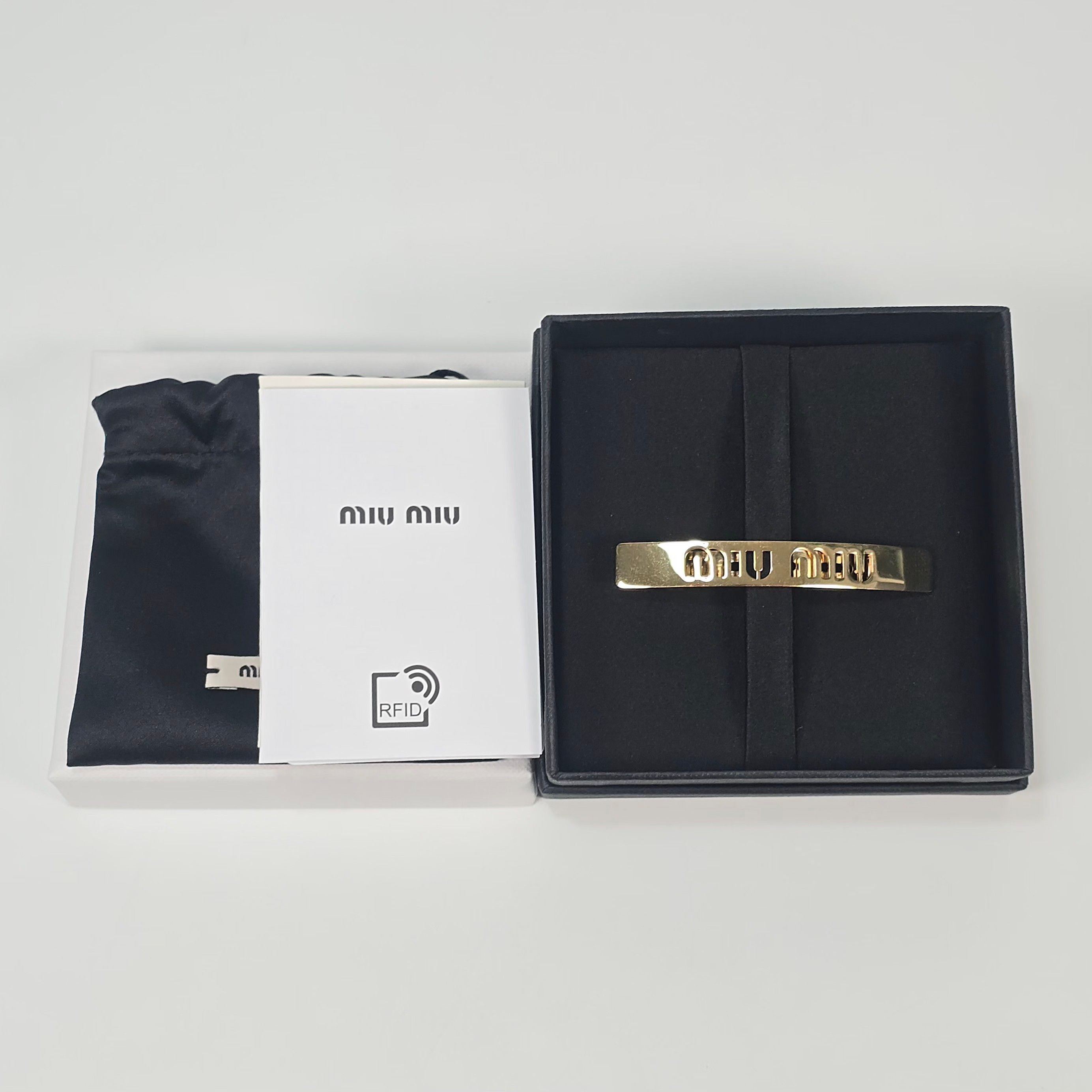 Miu Miu Logo Metal Hair Pin 145696265 – trenbe