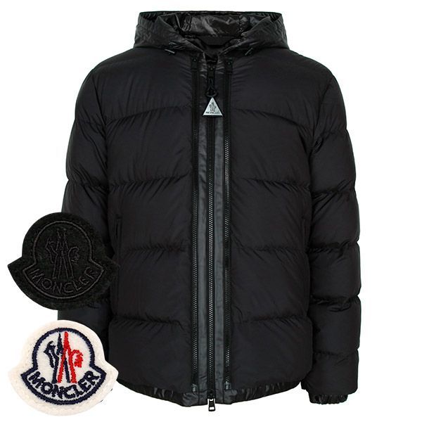 Moncler Black Garoa Goose Down Zip Jacket 1A00165 54A81 999 149613629 ...