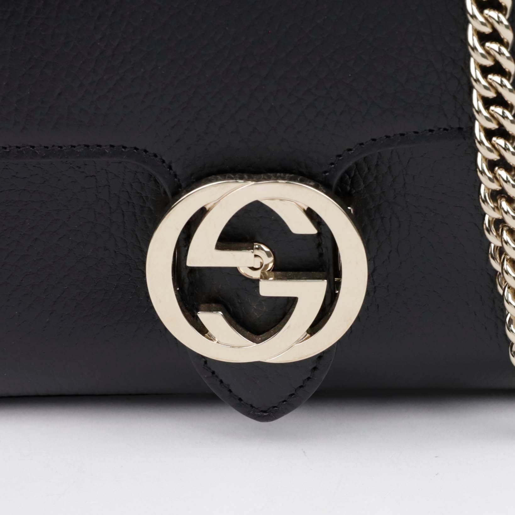 Gucci Interlocking Chain Shoulder Crossbody Bag 155938734 – trenbe