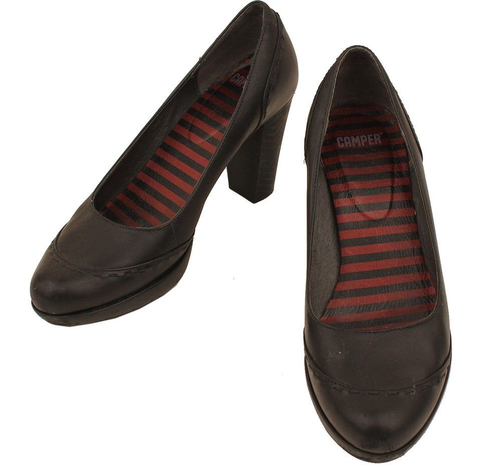 Camper Black Stitch Pumps 245.5 26810772 – trenbe