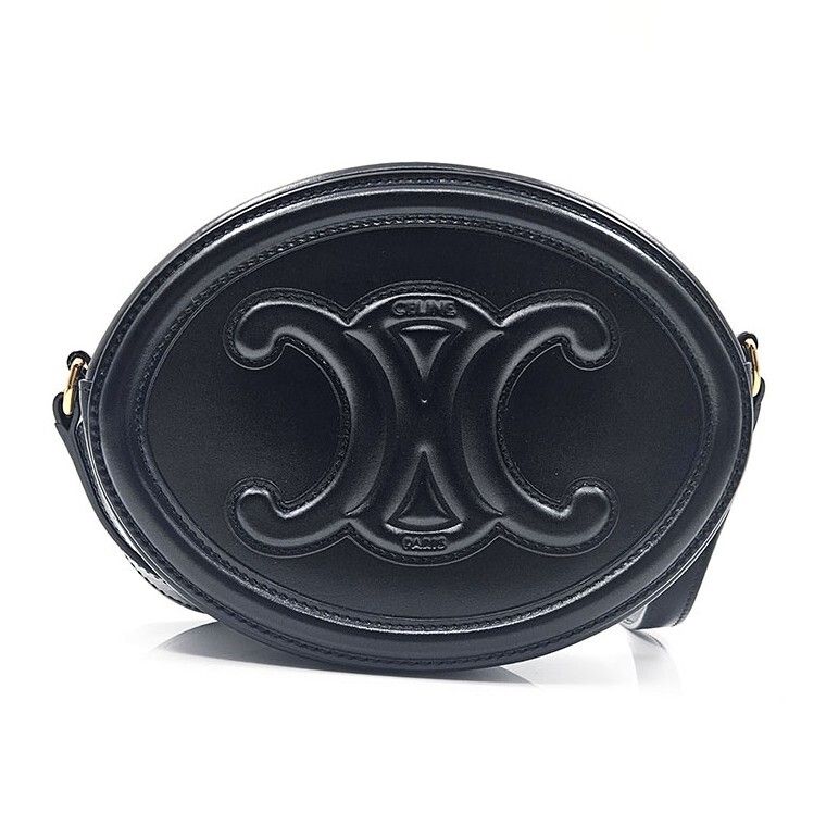 Celine Céline Oval Pulse Triope Shoulder Bag 102824053 116453819 – trenbe